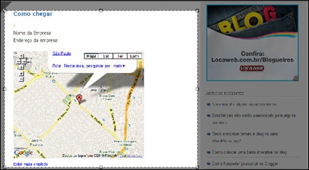 Dicas Blogger: Como colocar um mapa do Google Maps em seu blog
